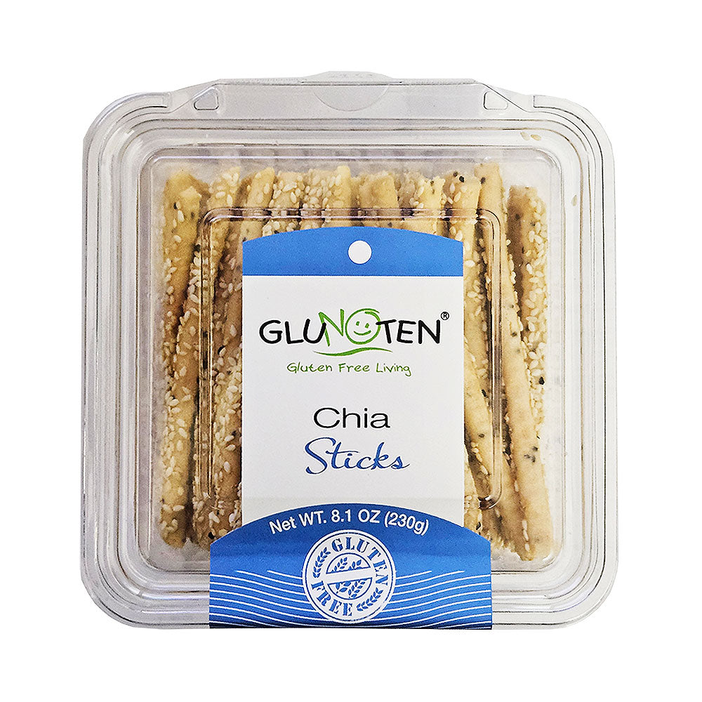 Glunoten Gluten Free Chia Sticks 8.1oz – MGKGlattKosher